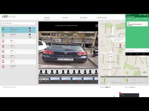 LIFEonLive in Action: Web App and Android App