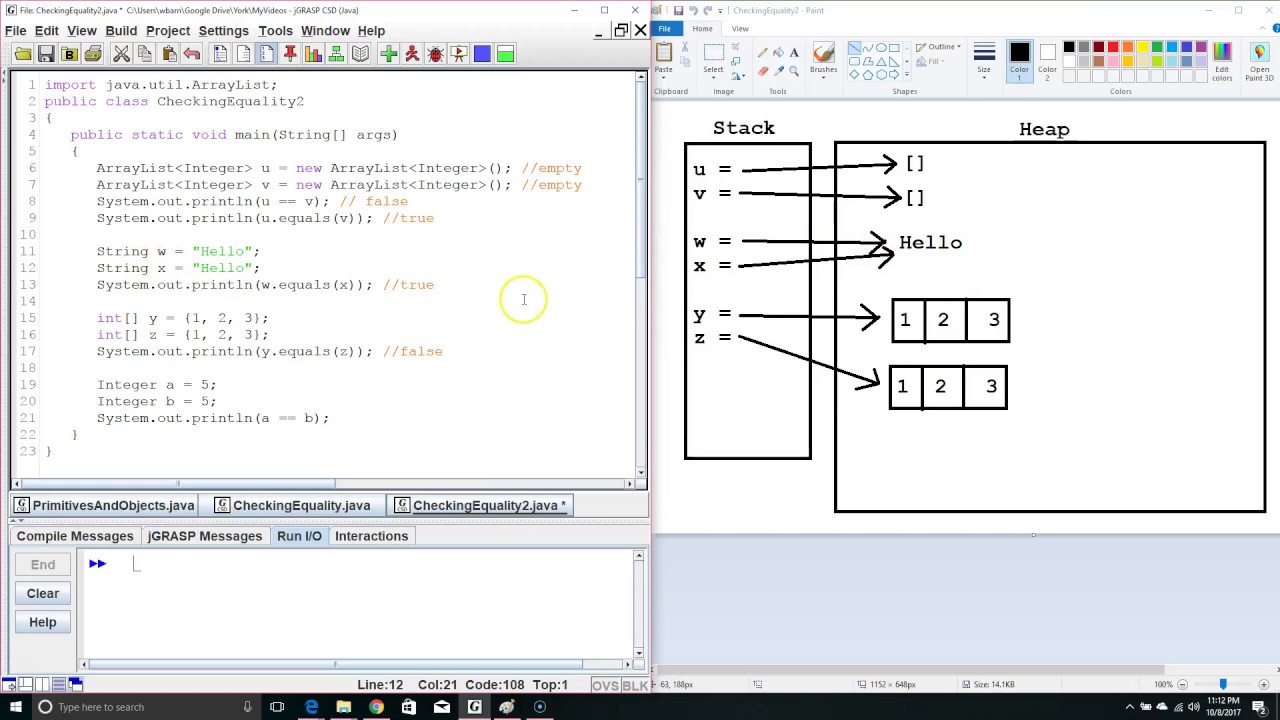 Checking Equality in Java Part 2