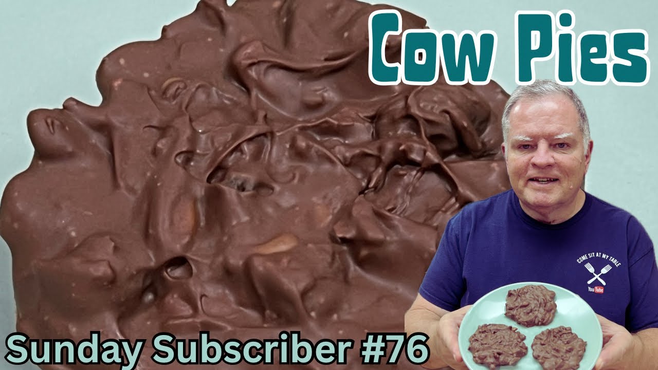 Cow Pies - Sunday Subscriber Series #76 - A Chocolate No-Bake Candy with Raisins, Almonds & Coconut