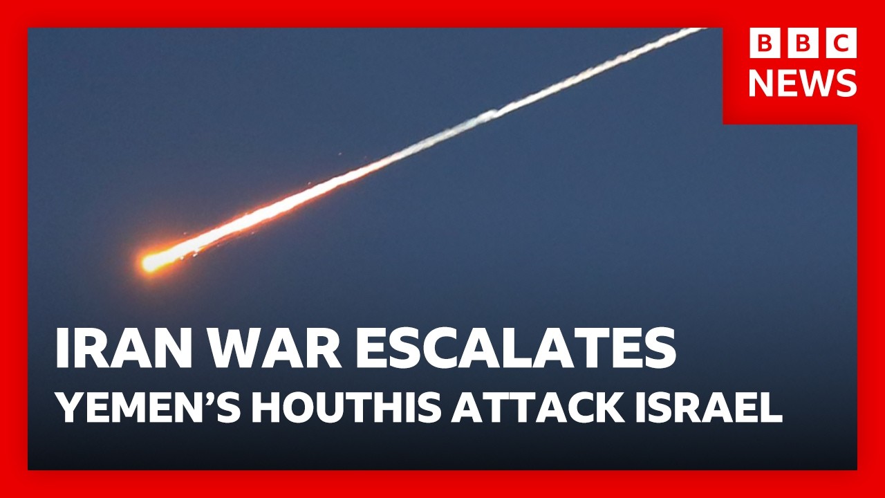 Iran War escalates as Yemen's Houthis attack Israel and threaten Red Sea | BBC News