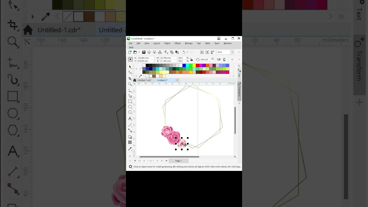 Creating a Dreamy Wedding Flower Frame with CorelDRAW: Vector Rose Assembly Tutorial
