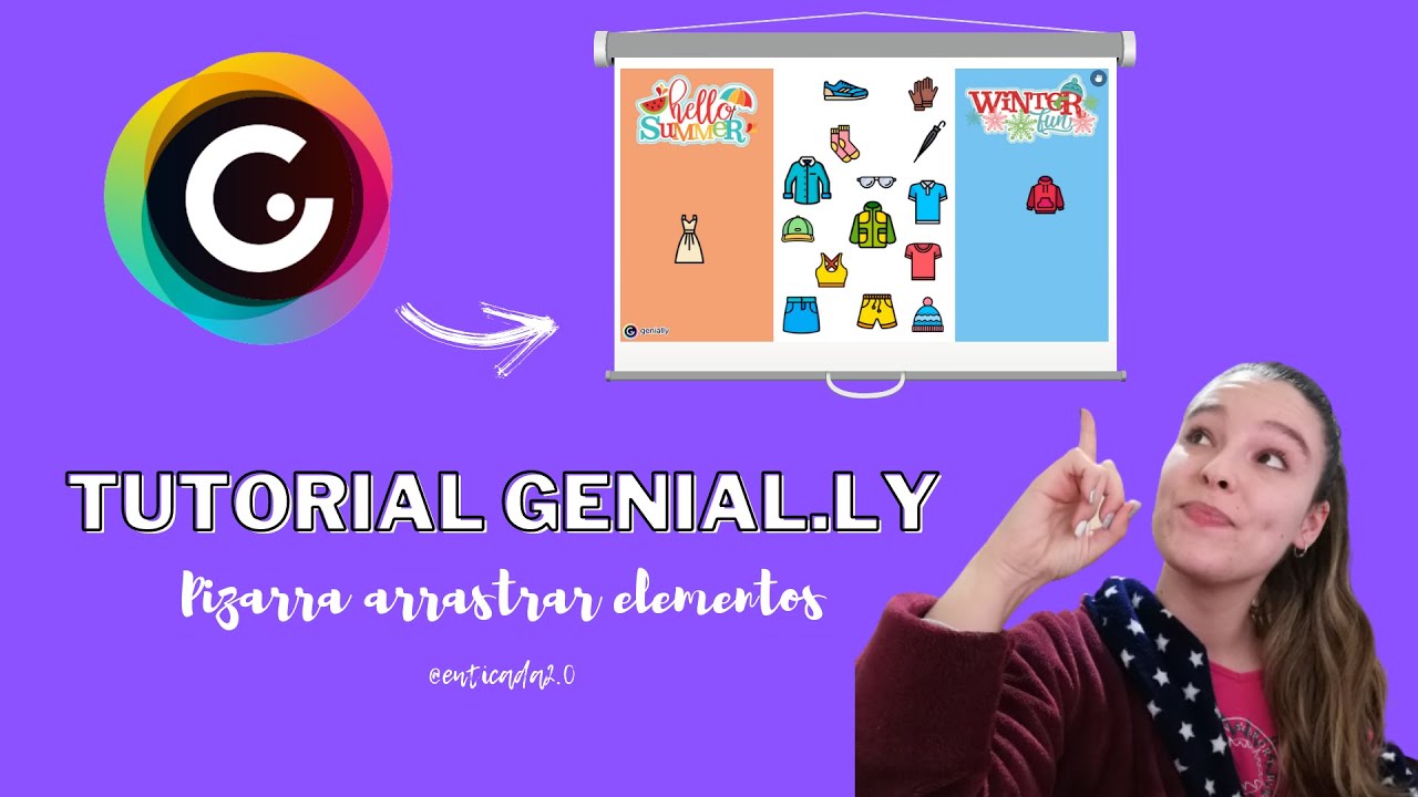❗️#Genially😍 | Tutorial Pizarra Interactiva - Arrastra elementos | SÚPER FÁCIL