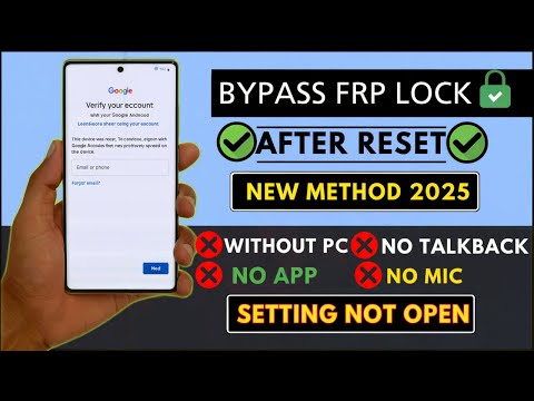 How to Get Past Google Account Verification After Reset [2025 FRP Bypass Method]