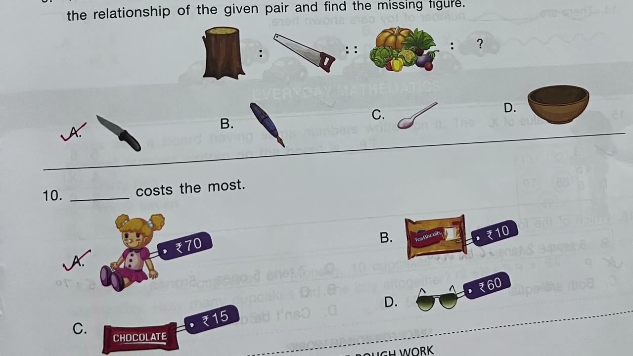 Class 1 International Maths Olympiad IMO question paper with solution #maths question paper #grade1