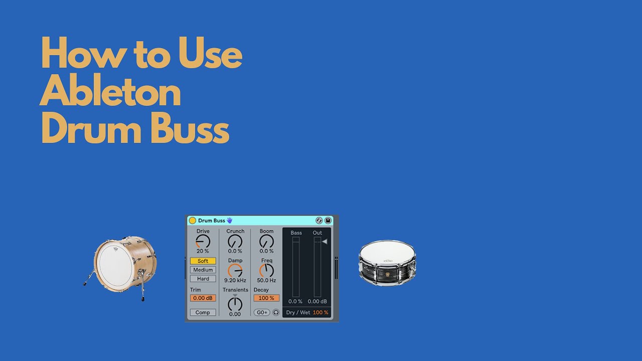 Make Your Drums HIT HARD in Ableton Live 10 - Drum Buss Tutorial