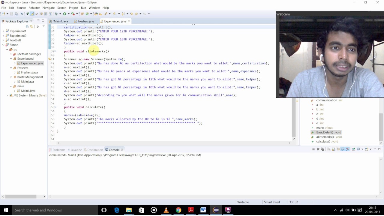 Java Lab Ex-5 Packages
