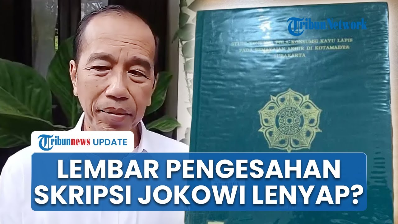 Roy Suryo Ungkap Kejanggalan Fatal Usai Lihat Skripsi Jokowi di UGM: Lembar Pengesahan Lenyap ...