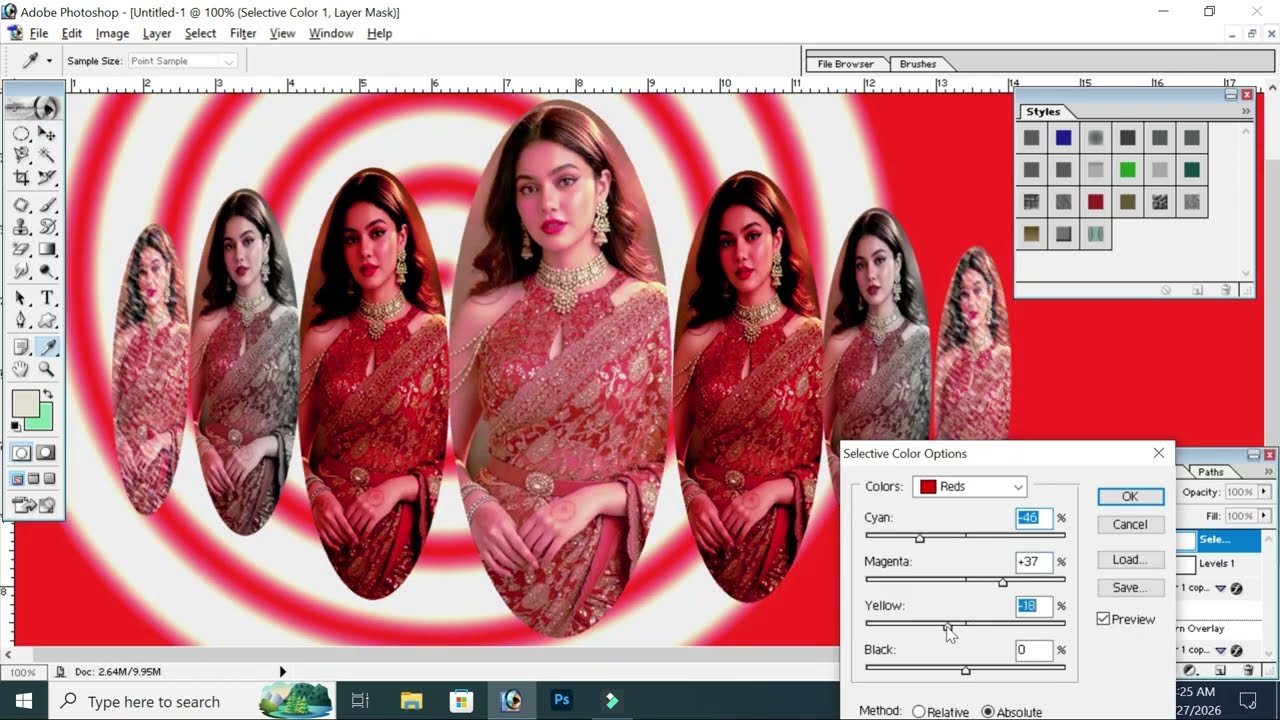 Five tools used on images of different sizes