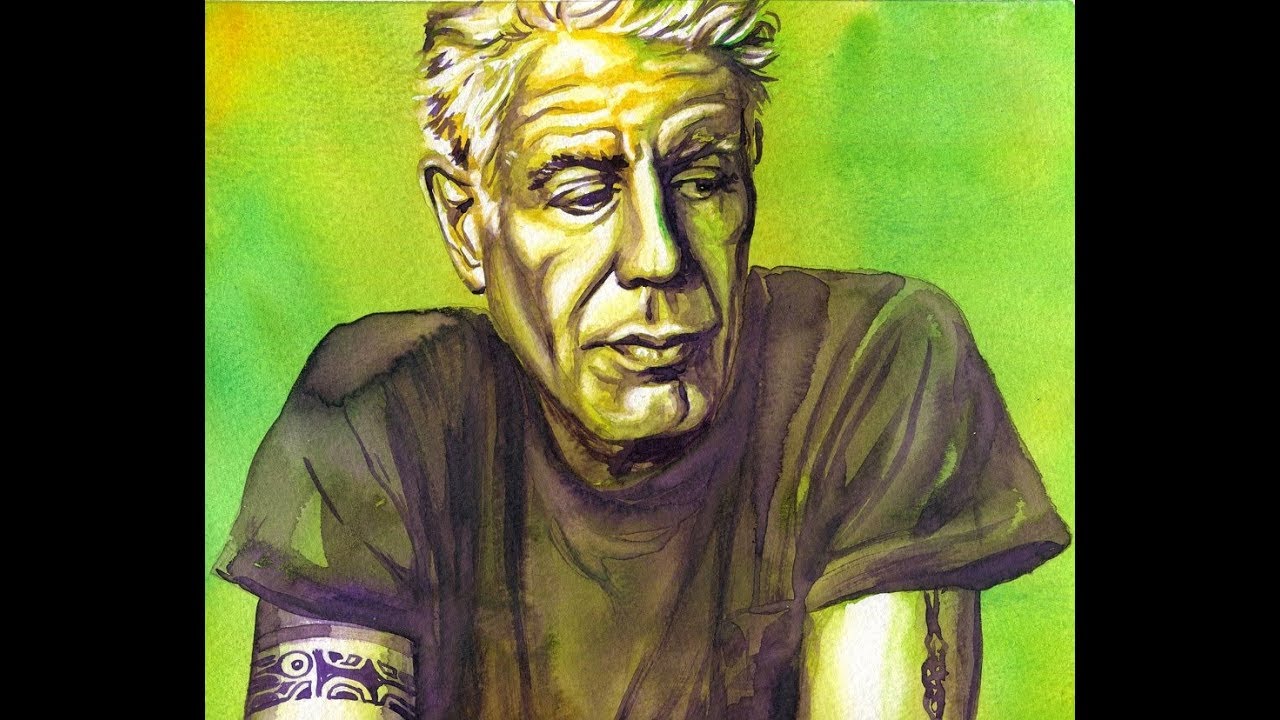 Anthony Bourdain Speed Painting