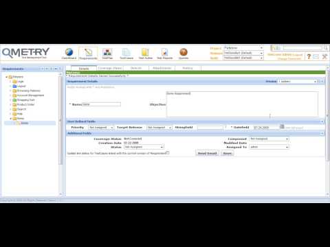 QMetry Requirements Creation