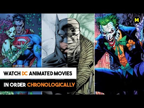 How to Watch All the DC Animated Movie Universe Films in Order