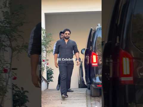 #alluarjun New hairstyle Looks , Allu Arjun Nampally Court To Allu arjun House #shorts #ytshorts