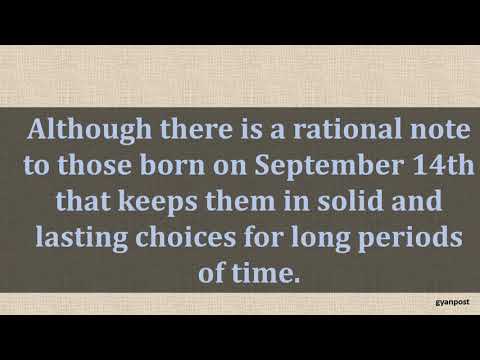 SEPTEMBER 14 BIRTHDAY ASTROLOGY ZODIAC SIGN