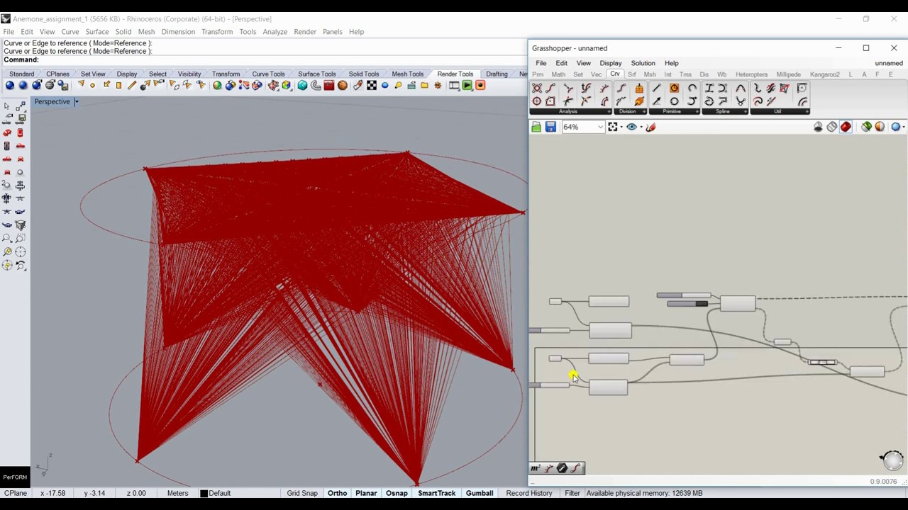 Grasshopper tutorial using anemone - recursive table components