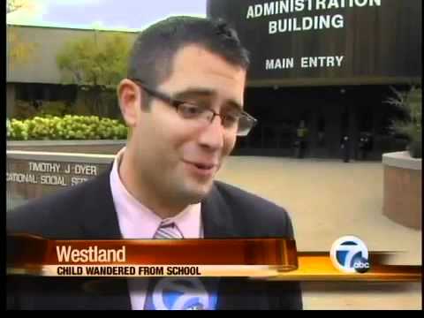 Child wanders from school