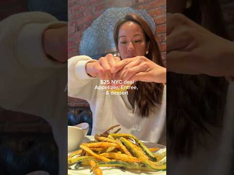 One of the best food deals in NYC! $25 for app, entree, and dessert!!