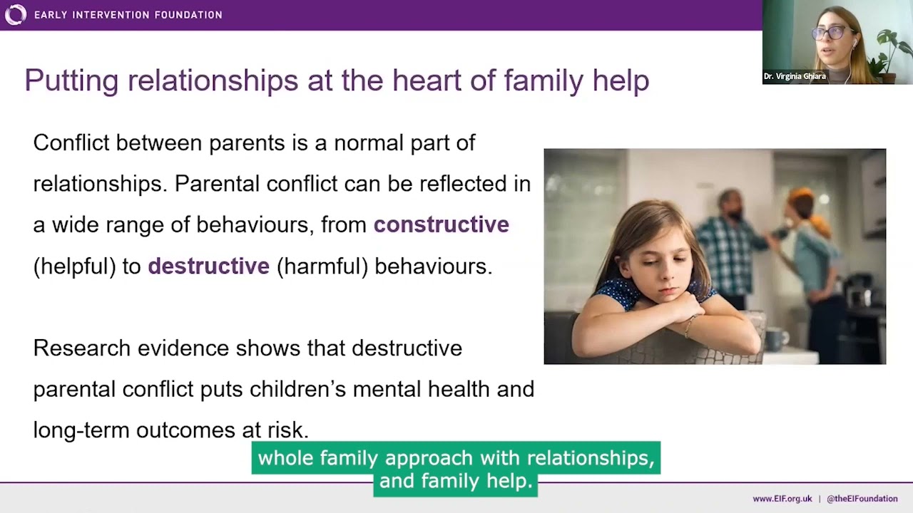 Reducing Parental Conflict and Family Hubs