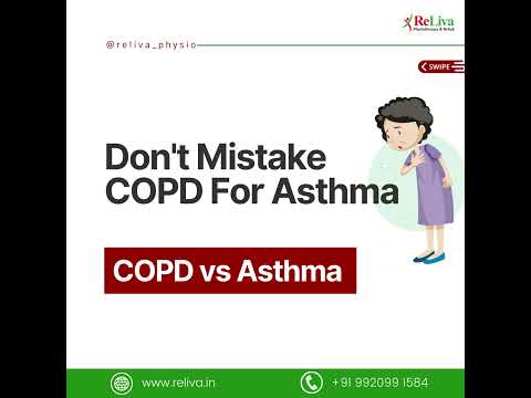 COPD vs Asthma Don't Mistake COPD for Asthma #shorts
