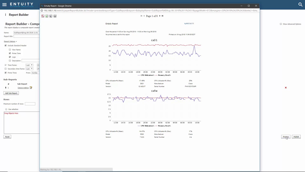 How to build a Composite report in ENA