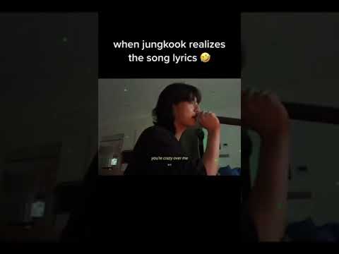 o my gosh his reaction when jungkook realise the song lyrics ???????? #bts #shorts