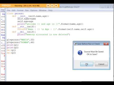 Special Functions in Python __str__