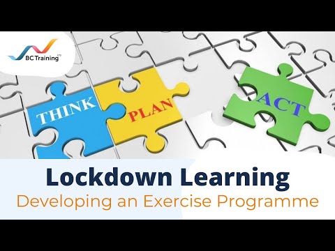 Lockdown Learning Webinar: Developing an Exercise Programme