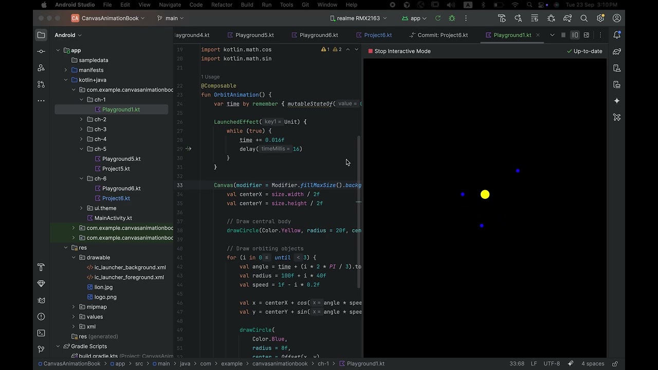 Orbit Animation with jetpack compose
