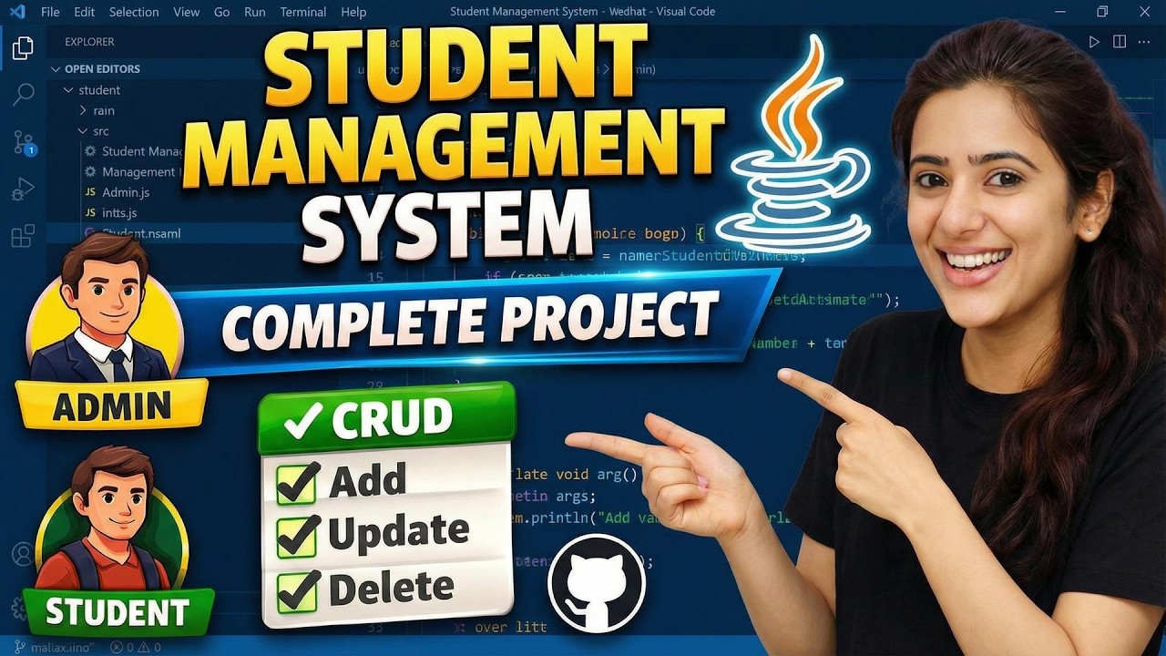 Final Java Project | Complete Student Management System in java