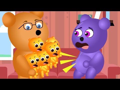 2D Gấu Gummy bear mẹ sinh đàn con dễ thương, đáng yêu | Diễn đàn ...