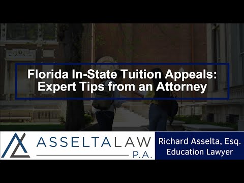 Florida In State Tuition Residency Appeal Tips from an Attorney for College Students