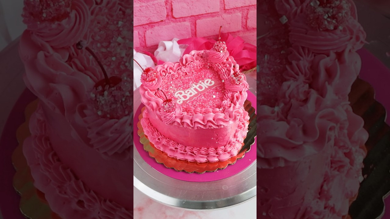 How To Make Vintage Barbie Cake #barbiecake #vintagecake #barbiebarbie