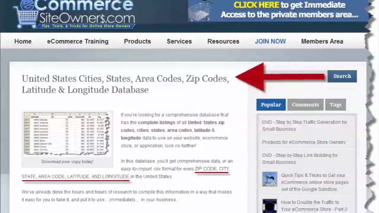 Area Code And Prefix Database
