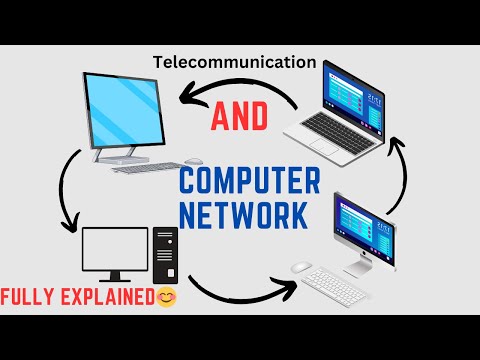 Telecommunication and COMPUTER NETWORK | LAN, MAN, WAN Explained in detail