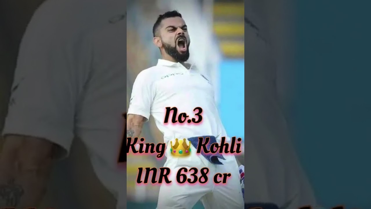 Richest cricketers in the world 🤑. | Cricko | #sachintendulkar #msdhoni #viratkohli