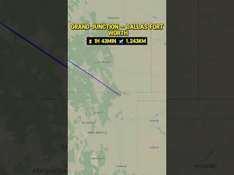 Grand Junction to Dallas-Fort Worth  / Delta Connection AA4827 #airplane #aviation #flight #travel