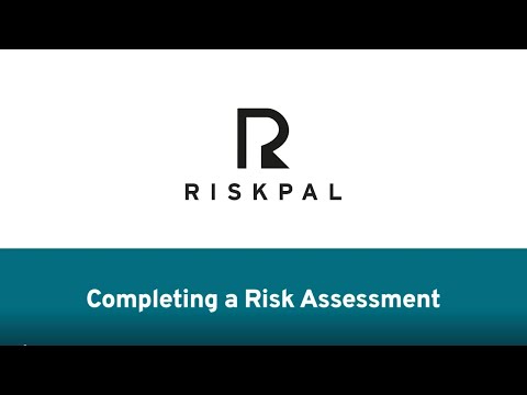 RiskPal Demo | Completing a Risk Assessment