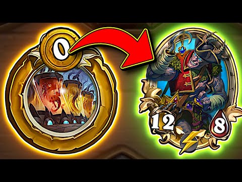 Cloning a GOLDEN Six Drop! | Hearthstone Battlegrounds