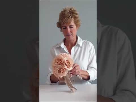 How #florists can elevate a premade #bouquet with #ribbon