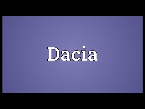 Dacia Meaning