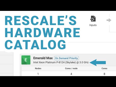 Rescale provides the largest catalog of hardware options for cloud HPC in the world