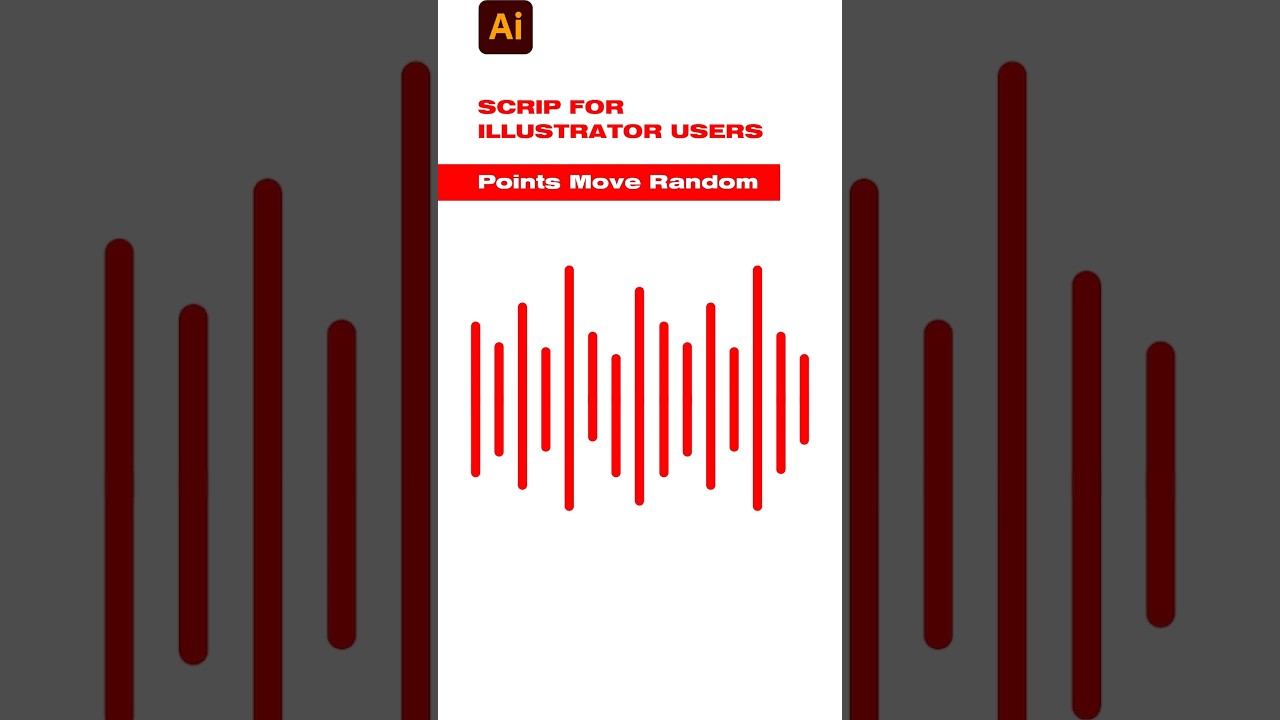 Point Move random script for illustrator users #illustratpr scripts