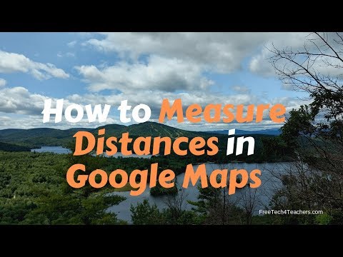How to Measure Distances in Google Maps (Browser Version)