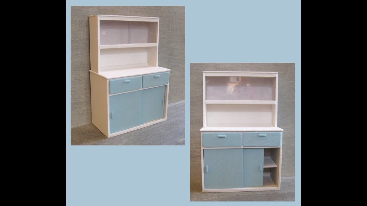 1/12th Scale Vintage Style Kitchen Cupboard Tutorial
