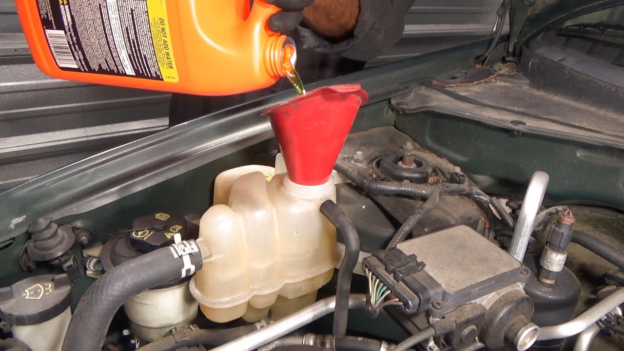 Refilling the cooling system (2001-2012 Ford Escape, Mazda Tribute, Mercury Mariner)
