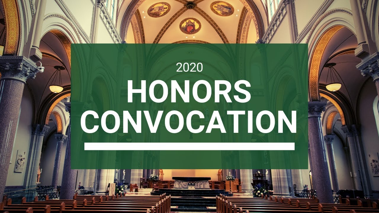 2020 Honors Convocation: Faculty Awards
