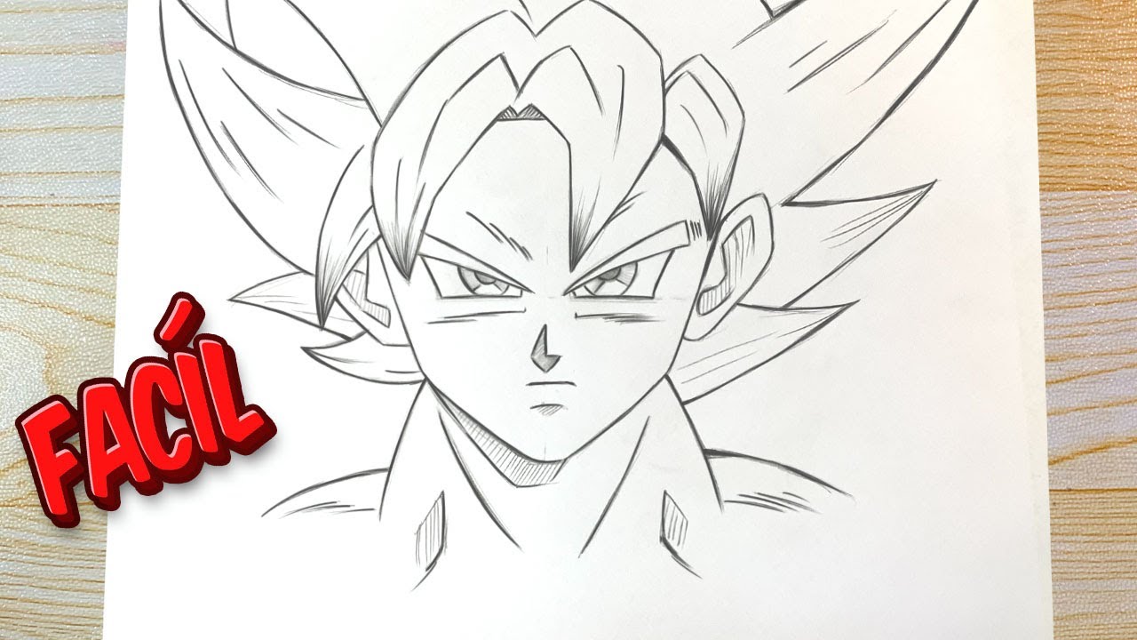 HOW TO DRAW GOKU ULTRA INSTINCT Mastered Step by Step in Pencil