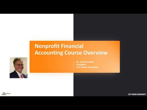Nonprofit Financial Accounting Course Overview