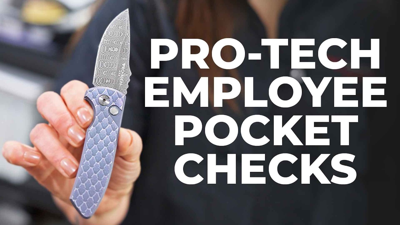What Knives Do Pro-Tech Employees Carry? | Blade HQ Pocket Checks