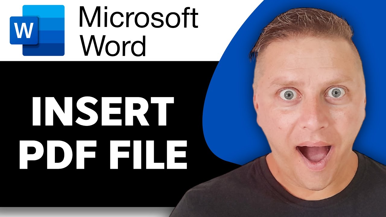 How to Insert PDF File in Word | Word Tutorial 2026