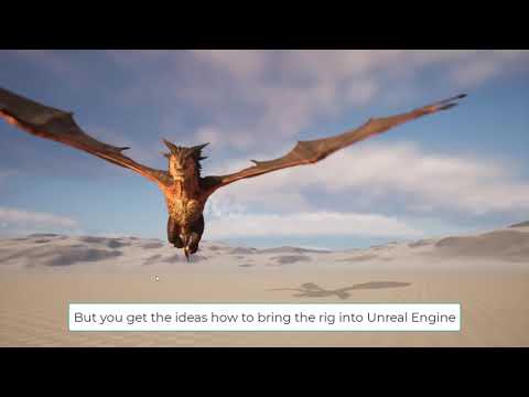 The Tyrant dragon rig to Unreal Engine – Truong CG Artist